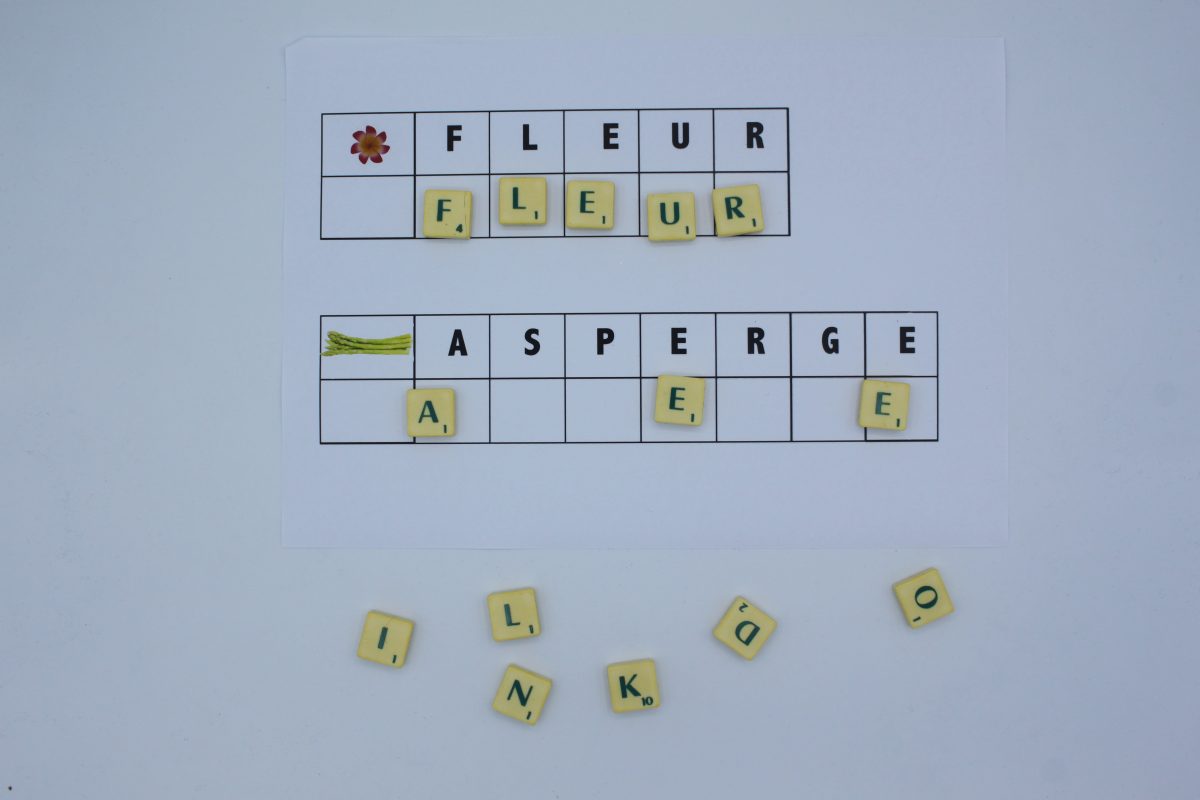 Jeu de lettres sur le thème du printemps - Maman Écureuil