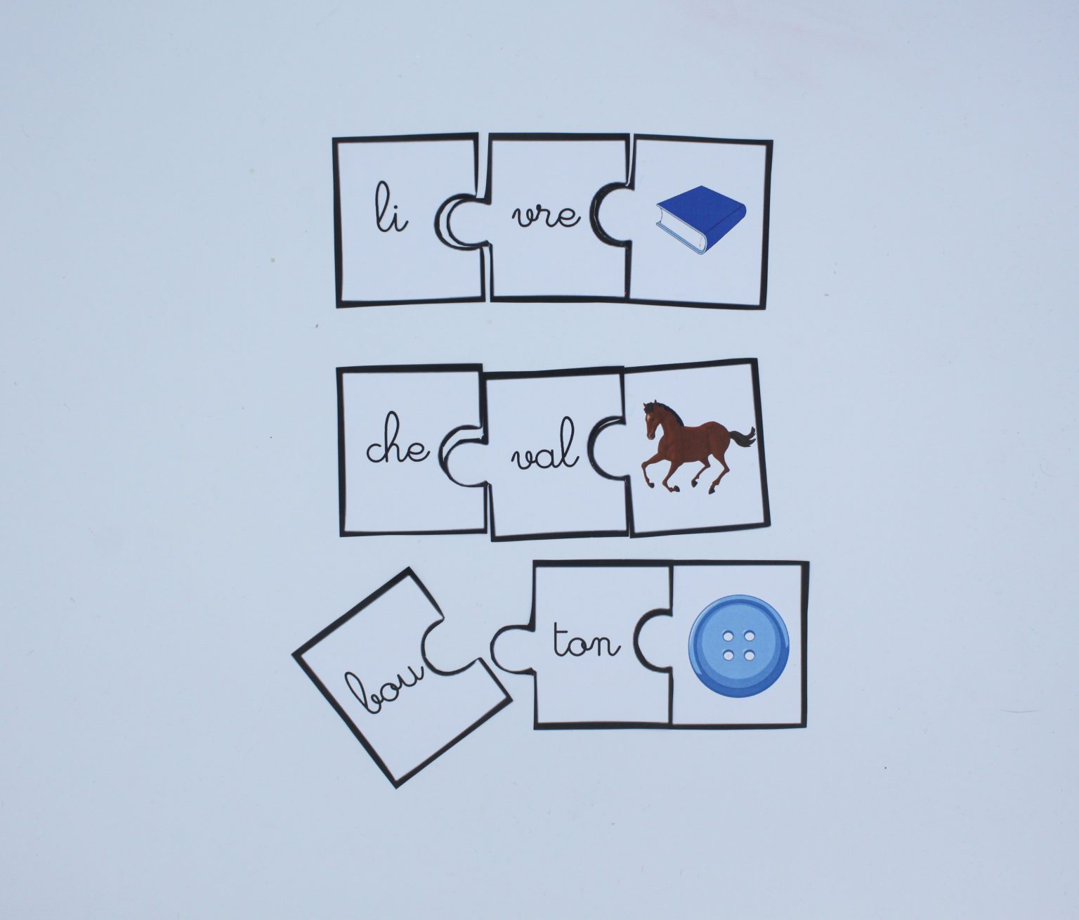 Puzzle des mots - Téléchargement gratuit - Maman Écureuil